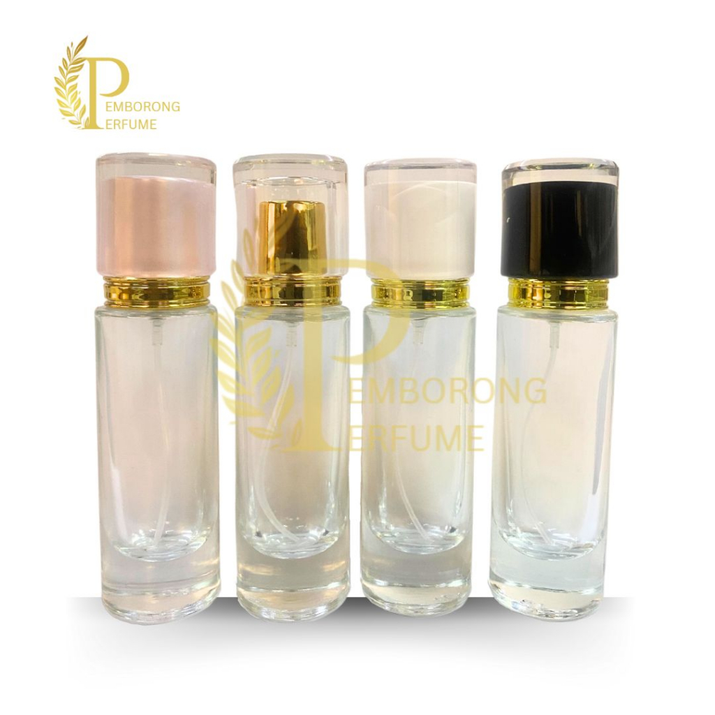 BOTOL KACA PERFUME SPRAY EMPTY / BOTOL KOSONG 30ML ACRYLIC CAP | Shopee ...