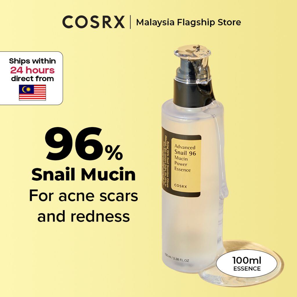 COSRX Advanced Snail 96 Mucin Power Essence 100ml | Shopee Malaysia