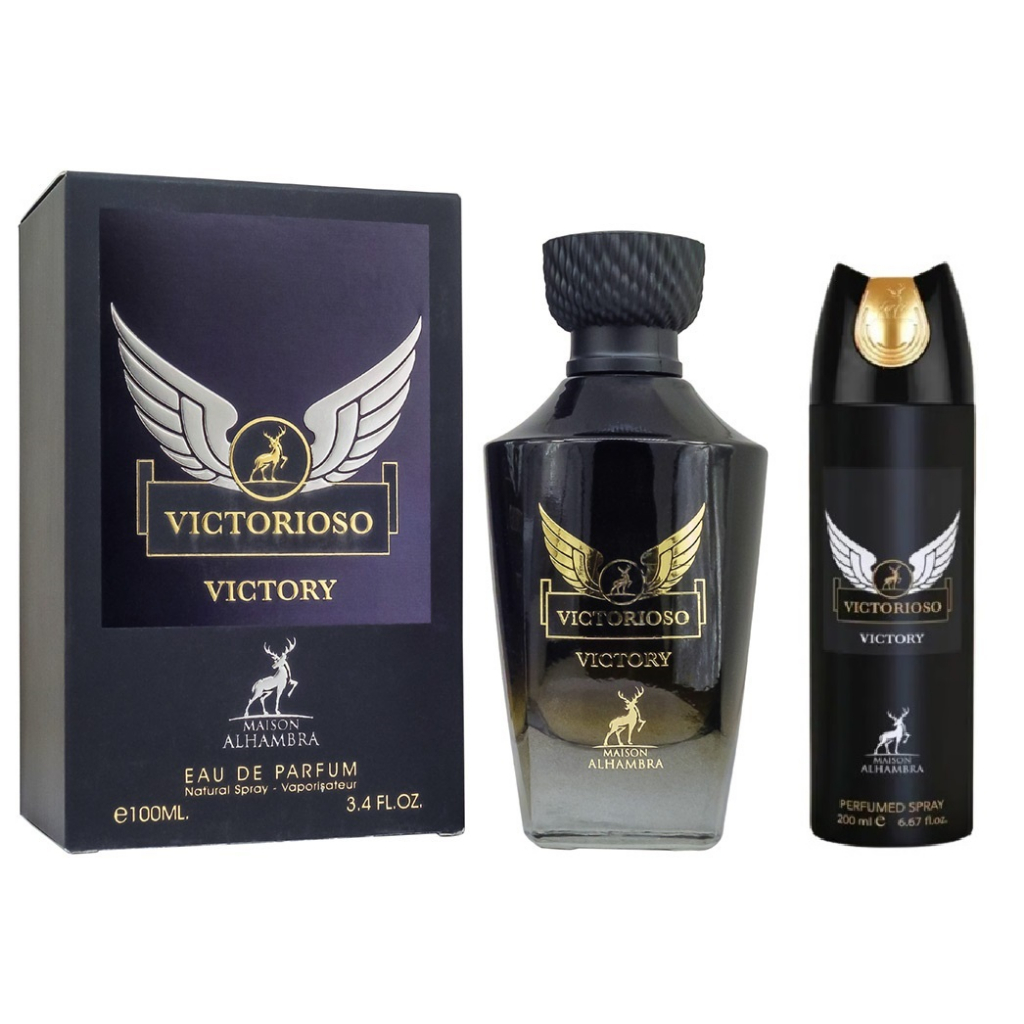 Alhambra Victorioso Victory EDP 100ml Spray perfumo for Man a Amber New ...