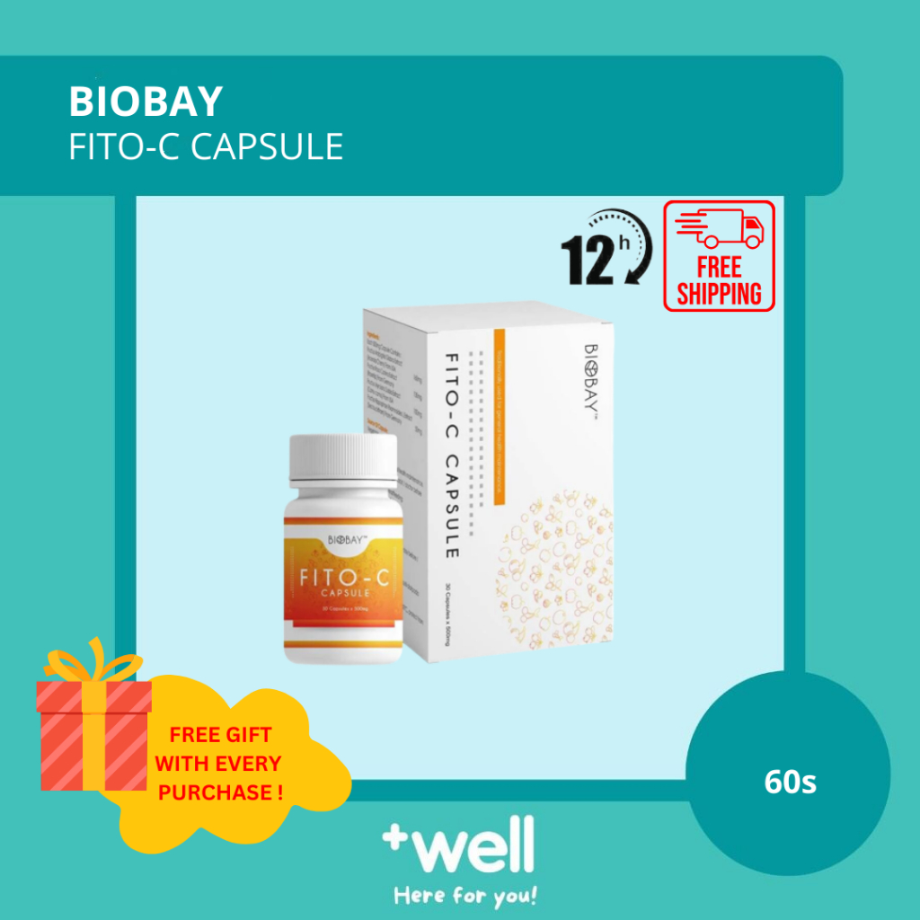 BIOBAY Fito-C | Natural Fruit Vitamin C | Immune Booster Health Supplement | (EXP: 13/05/2024 ...