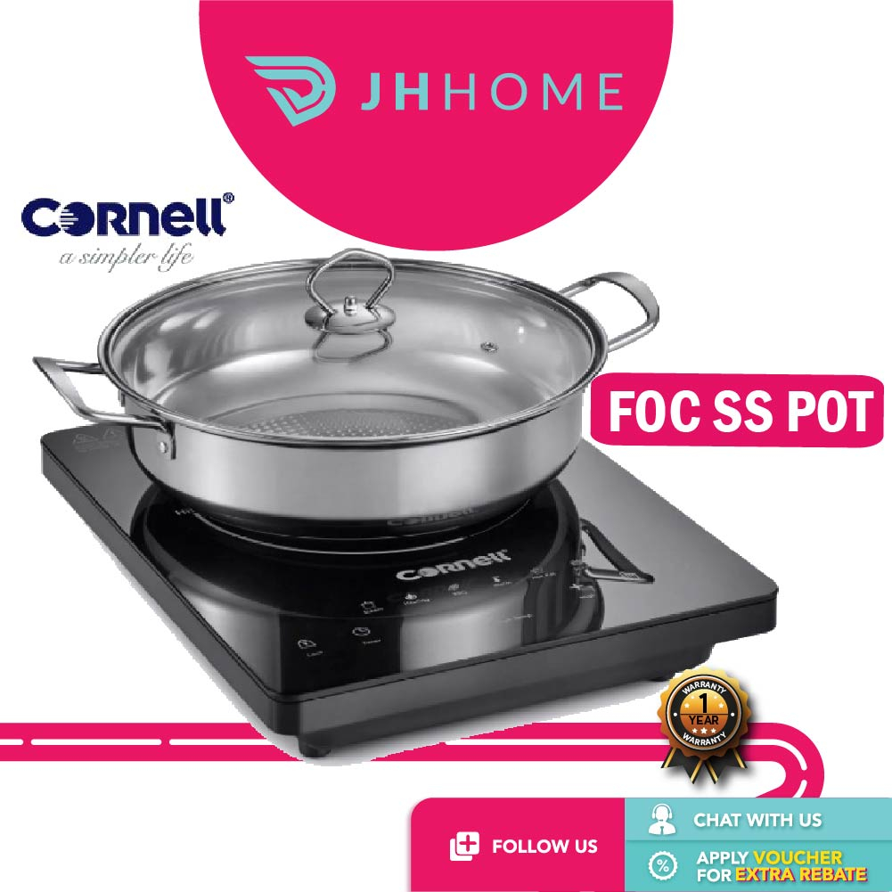 Cornell 2000W Ceramic Cooker with Stainless Steel Pot CCC-2201X ...