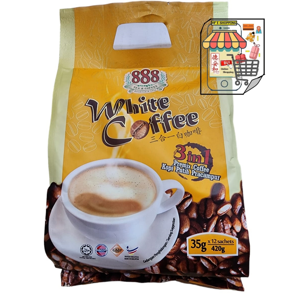 888 3 In 1 Instant White Coffee (35g x 12 Sachets) | Shopee Malaysia