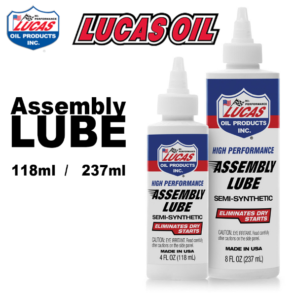 LUCAS OIL High Performance Assembly Lube 118ml & 237ml - Semi-Synthetic ...