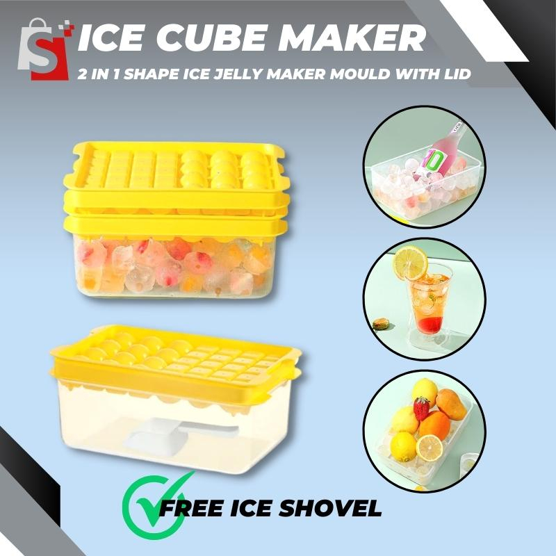 【SHOPLUS】READY STOCK Ice Ball Tray Self-Made Round Ice Ball Plate Jelly ...