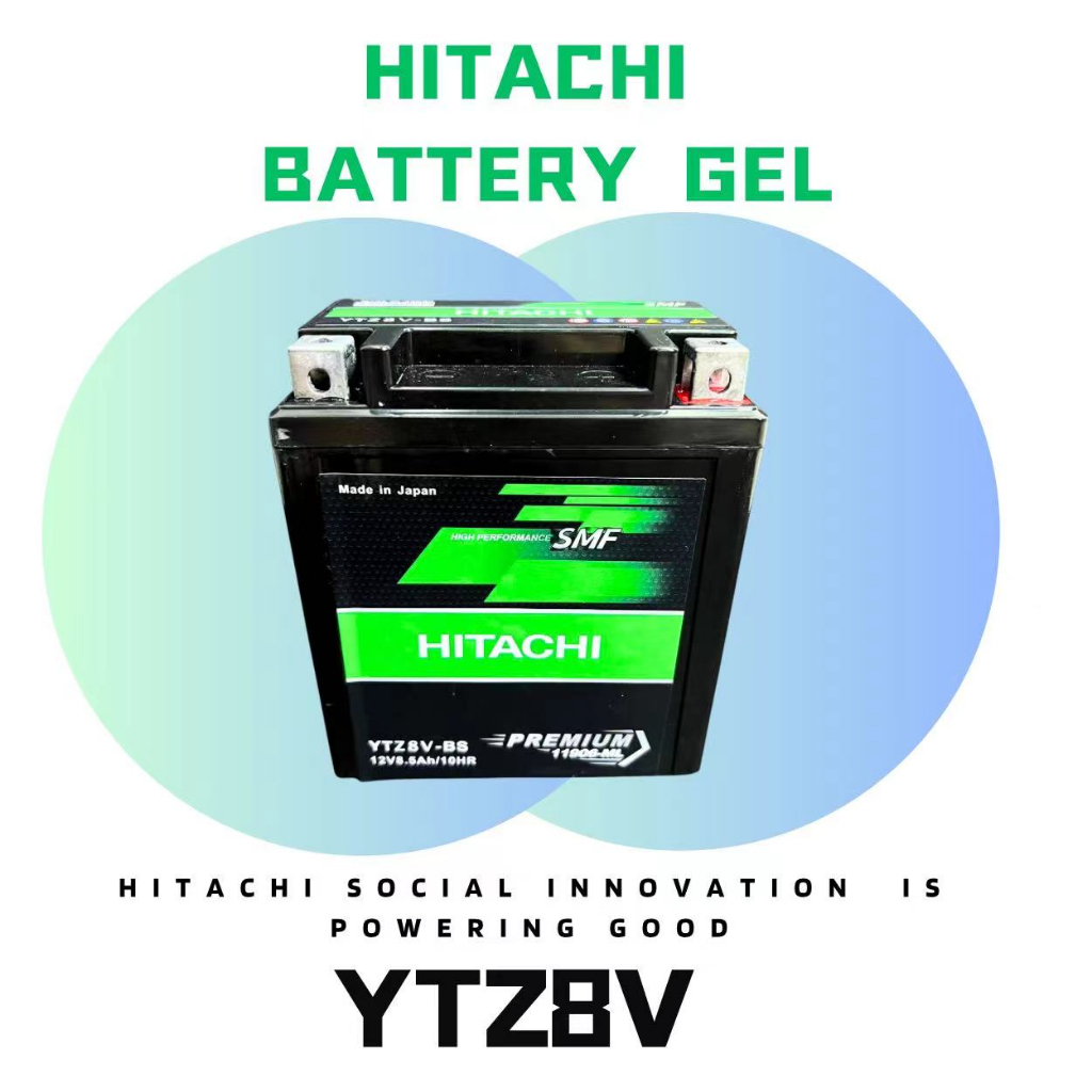 YTZ8V BATTERY HITACHI R25 / XMAX / RFS150 / KLX150 / DZM200 | Shopee Malaysia