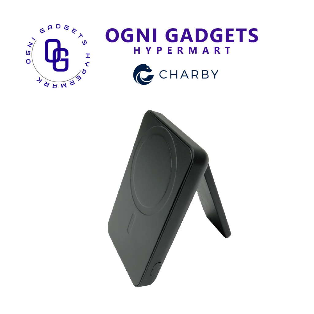 Charby Orbit 5-In-1 Magnetic Wireless Power Bank | Shopee Malaysia