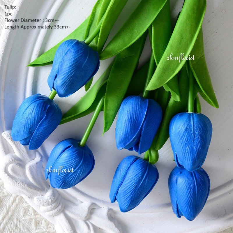 TULIP Artificial Fake Flower Bunga Bouquet Wedding Kahwin Pelamin ...