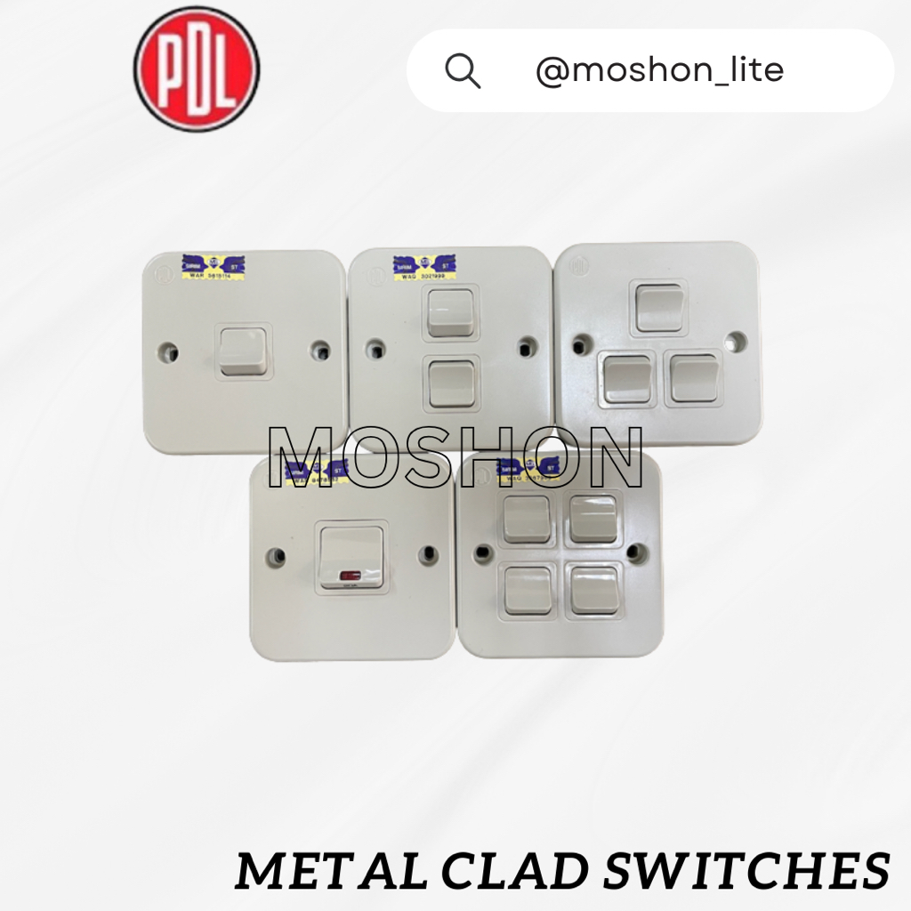 PDL Metal Clad Switches and Sockets Outlet [SIRIM APPROVED] | Shopee ...