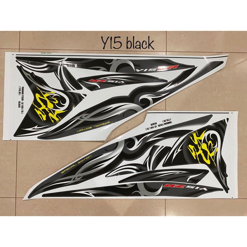 Yamaha y15 body sticker api edisi special edition kanji edition (75 ...