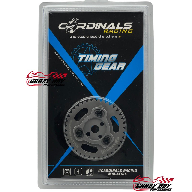CARDINALS RACING ADJUSTABLE TIMING GEAR Y16ZR Y16 [ 3 SCREW ] CAM PULLY ...