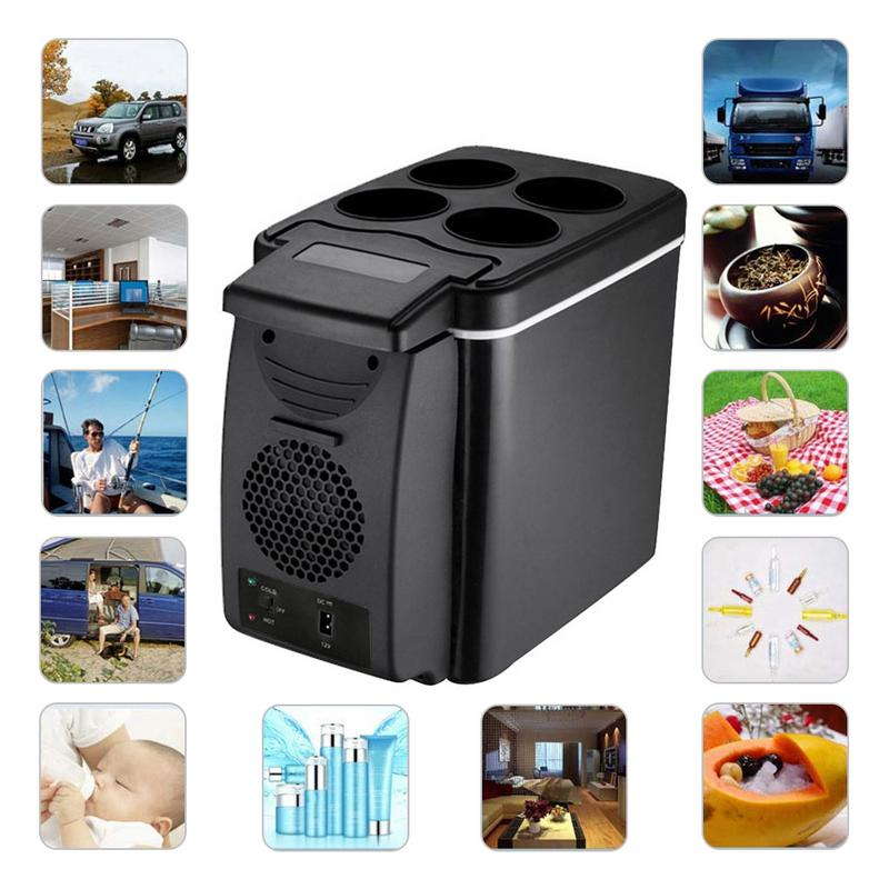 Car Mini Refrigerator Lightweight 2-Use Insulated Cooler Box Large ...