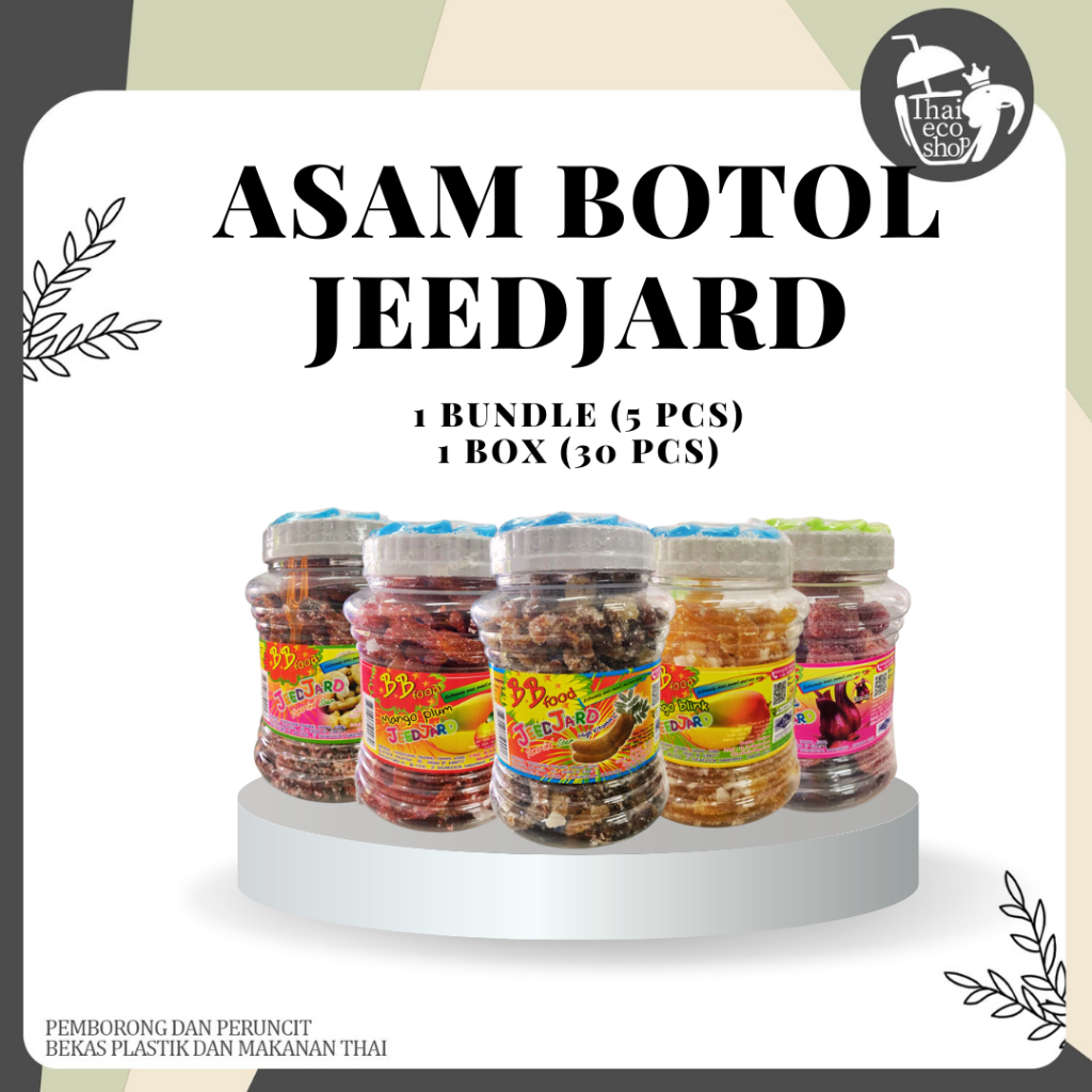 Asam Botol Jeedjard Asam Manis Thai Asam Celagi Asam Mangga | Shopee ...