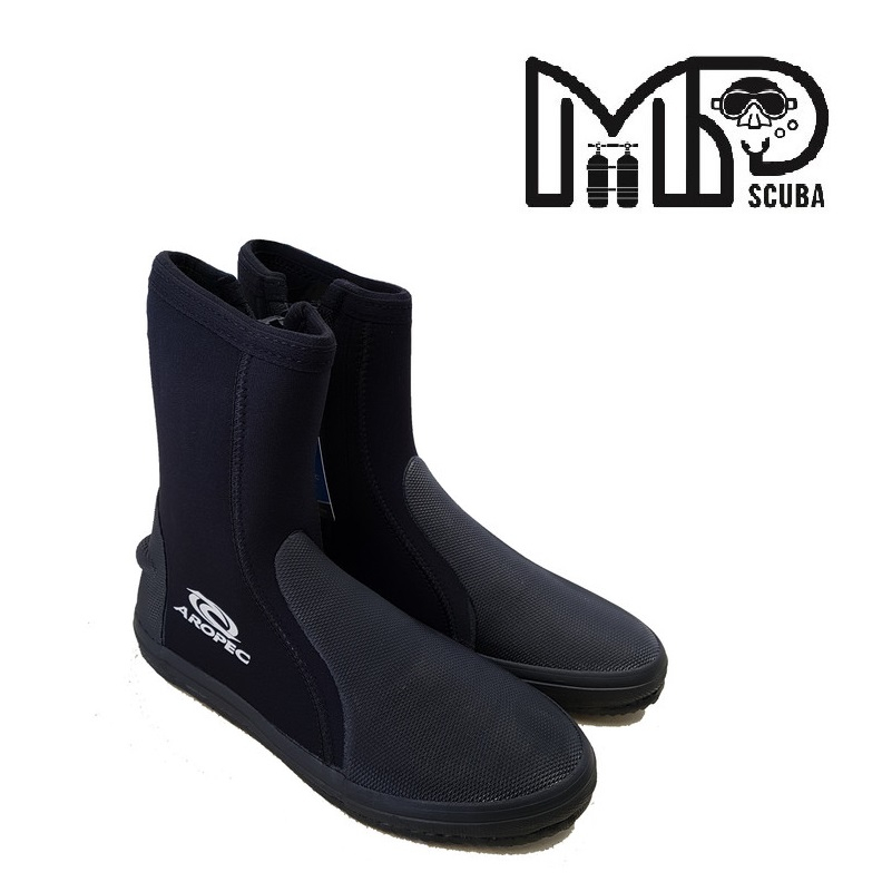 Aropec Scuba Diving Booties Boots High Cut 5mm Neoprene | Shopee Malaysia