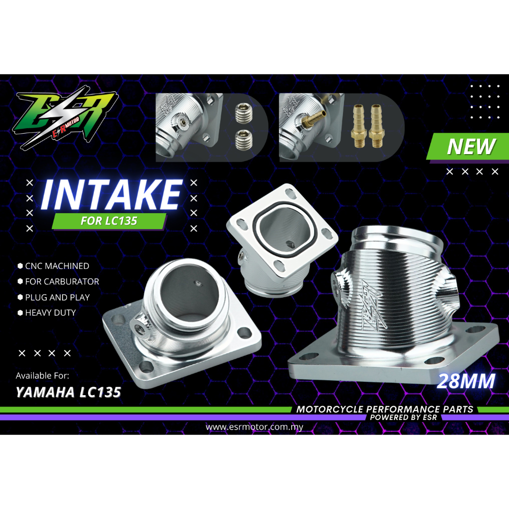 ESR MOTOR INTAKE FULL CNC FOR LC135 & Y15zr | Shopee Malaysia