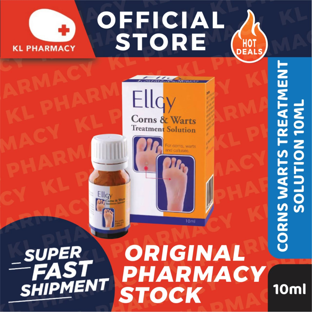 HOE ELLGY CORNS WARTS TREATMENT SOLUTION 10ML | Shopee Malaysia