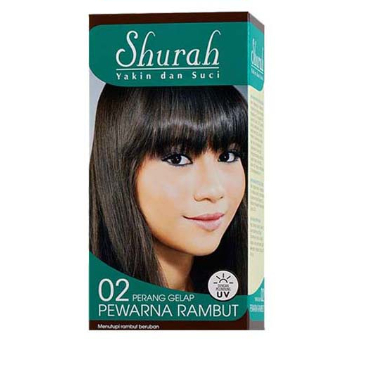 SHURAH PEWARNA RAMBUT 02-PERANG GELAP 40G | Shopee Malaysia