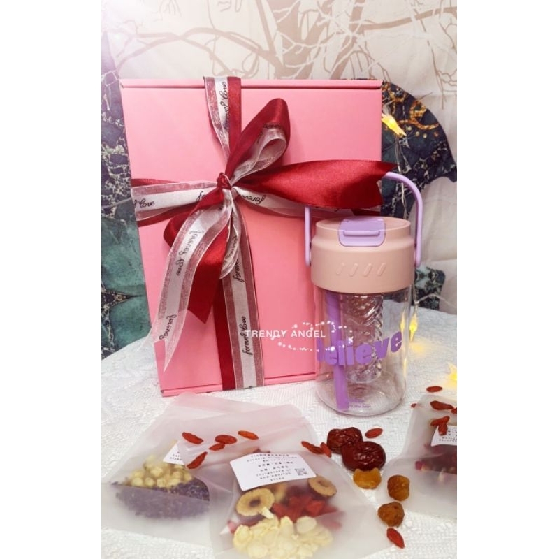 Healthy Flower Tea Gift set Bottle Teapot set 养生花茶 花茶包 Teh Bunga 茶包 花茶 ...
