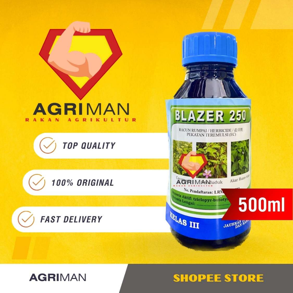 Hextar Blazer 250 500ml - Triclopyr-butotyl 32.1% ( = Garlon 250 ...