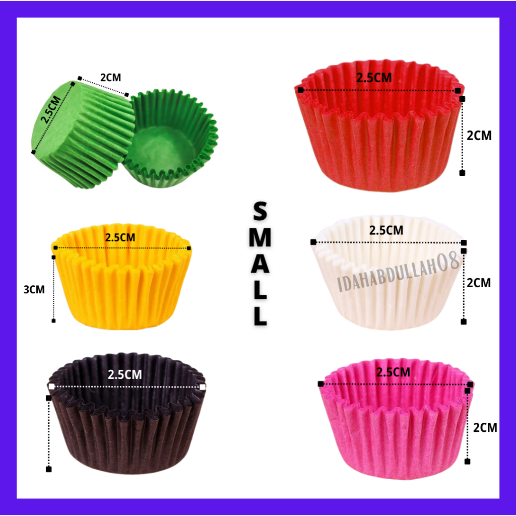 (500PCS/1000PCS) Mini Cupcake Baking Paper Cup Chocolate Muffin Cake ...