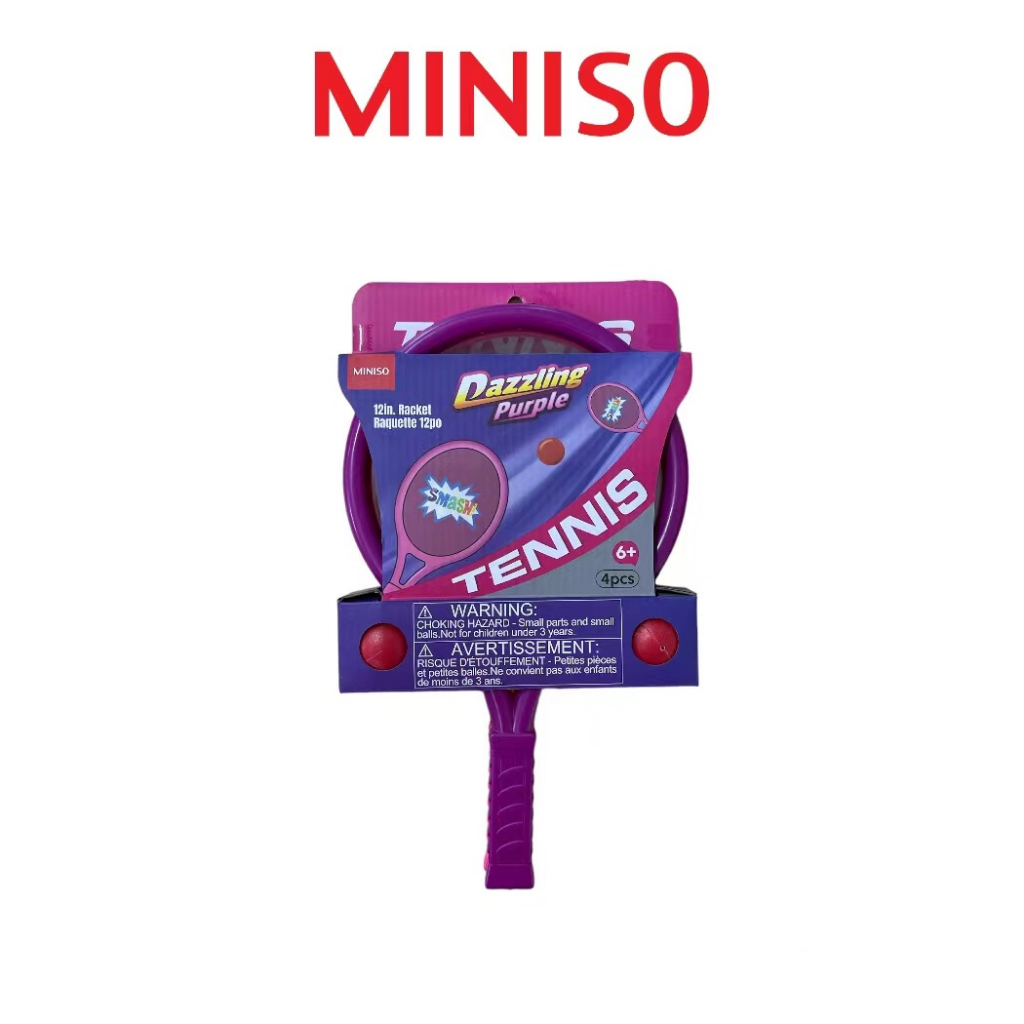 Miniso Dazzling Purple Series Racket (12") | Shopee Malaysia
