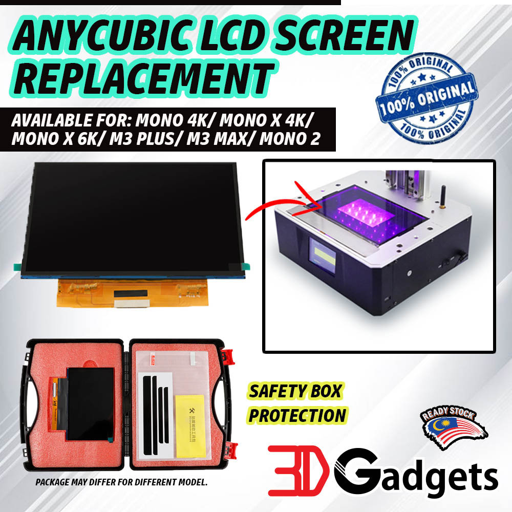 Anycubic Original LCD Screen Replacement for Mono 2/ Mono X /Mono 4K ...