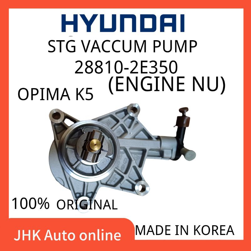 KIA OPTIMA K5 NU VACCUUM PUMP 28810-2E350(2E302) 100% NEW ORIGINAL MADE ...