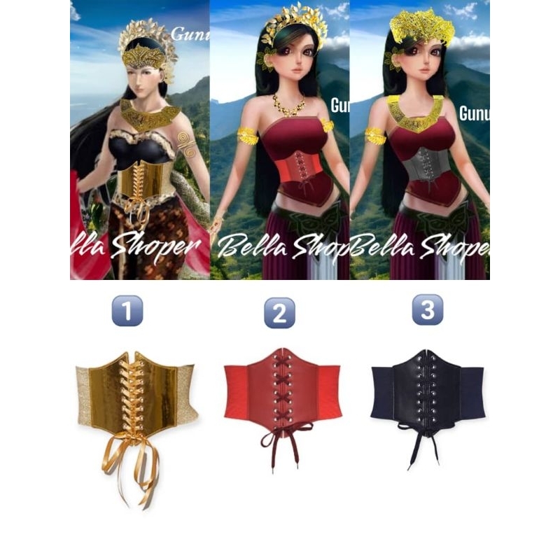 SUBANG PUTERI GUNUNG LEDANG LINTANG GANDIK GENDIK EARRINGS CROWN ...