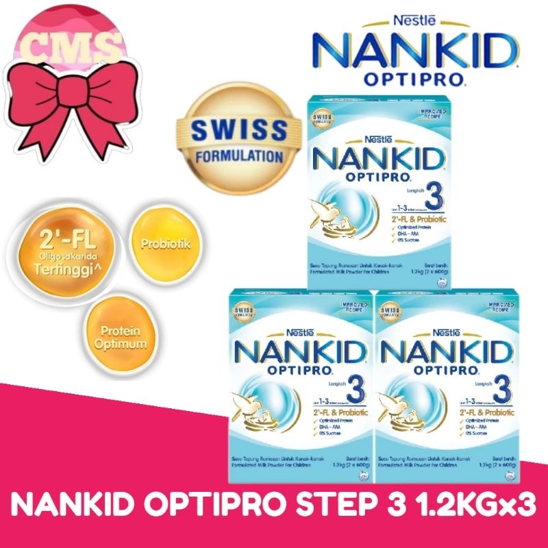 NANKID OPTIPRO 2-FL STEP 3 (1.2kg X 3 Boxes) | Shopee Malaysia