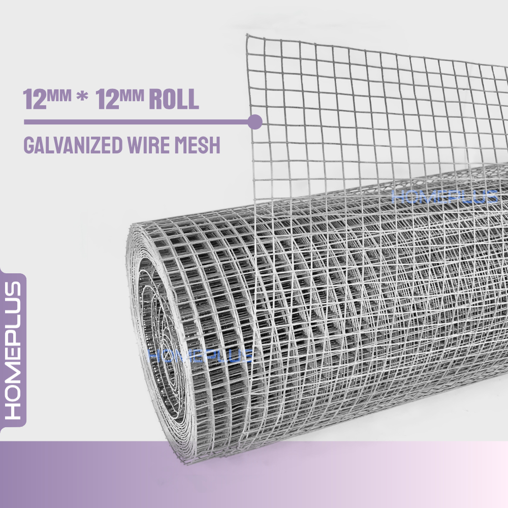 1/2 x 1/2 Galvanized Welded Wire Mesh Netting Net Dawai Pagar Jaring ...