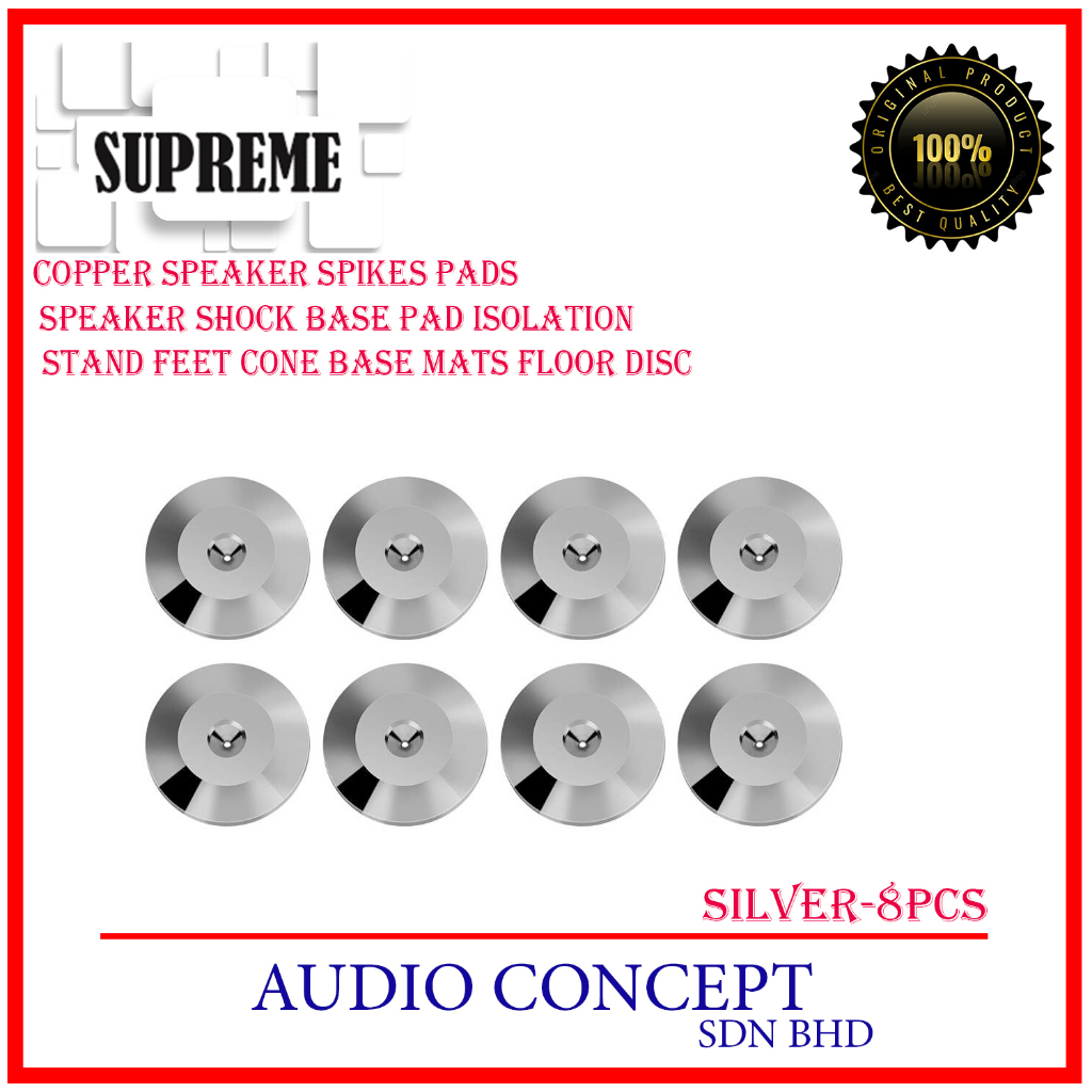 Supreme Copper Speaker Spikes Pads, Speaker Shock Base Pad, Isolation ...