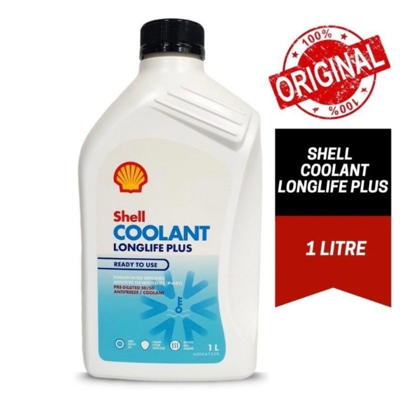 Shell Coolant LongLife Plus 1 Litre 100% Original Shell | Shopee Malaysia