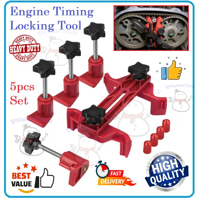 5pcs Set Engine Timing Locking Tool Engin CAMSHAFT CAM LOCK CLAMP ...