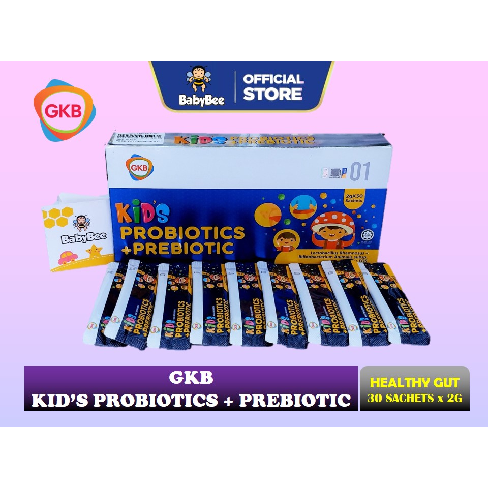 GKBIO • GKB Kid's Probiotic + Prebiotics (30 Sachets) _GKBPP01 Help ...