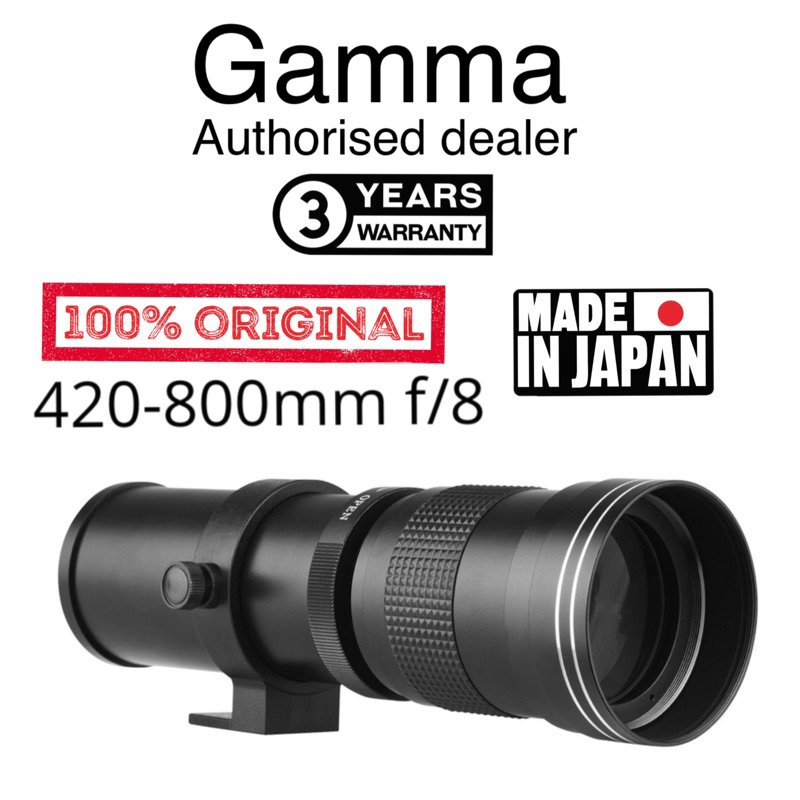 GAMMA 420-800MM super telephoto zoom lens original for canon mount ...
