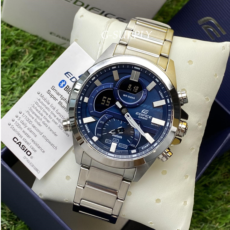 Original 100% Casio Edifice ECB-30D-2A / ECB-30D-2 / ECB-30DC / ECB-30 Bluetooth Multi-Function ...