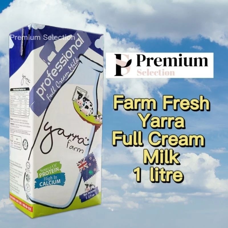 YARRA PROFFESIONAL AUSTRALIA FULL CREAM MILK 1 LITRE (NO CAP) | Shopee ...