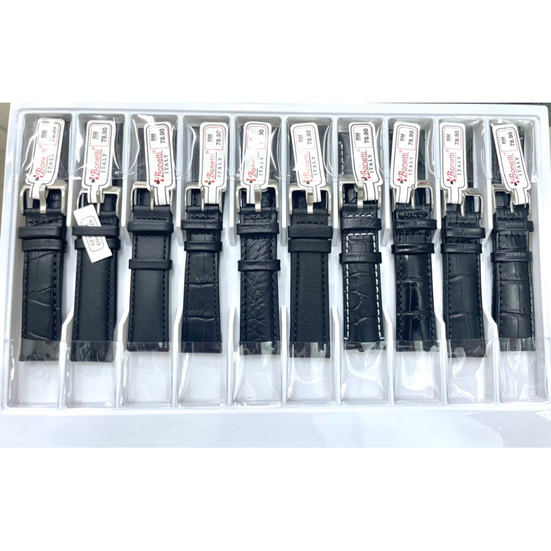20MM BONETTI 100% Genuine Leather watch strap | Shopee Malaysia