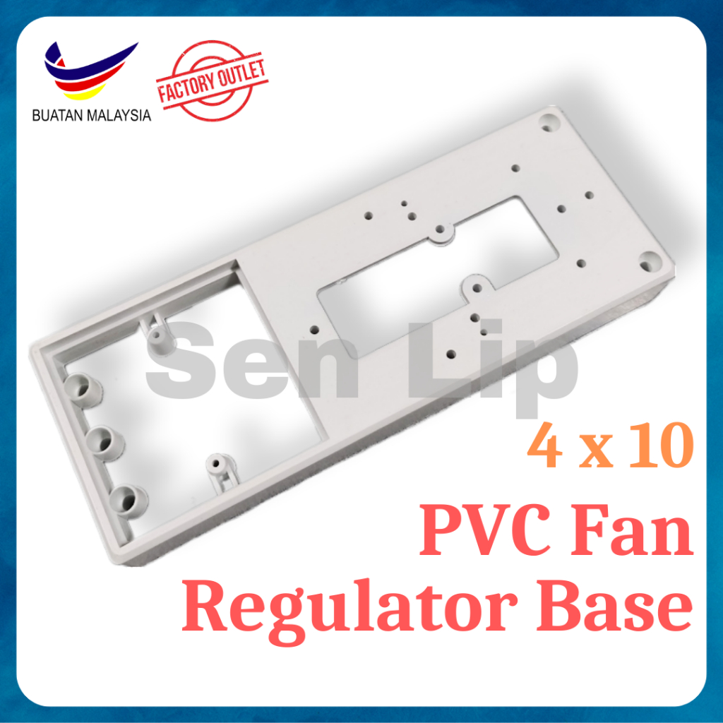 [Wholesale] 4x10 PVC Fan Regulator Base / Switch Socket Base ...
