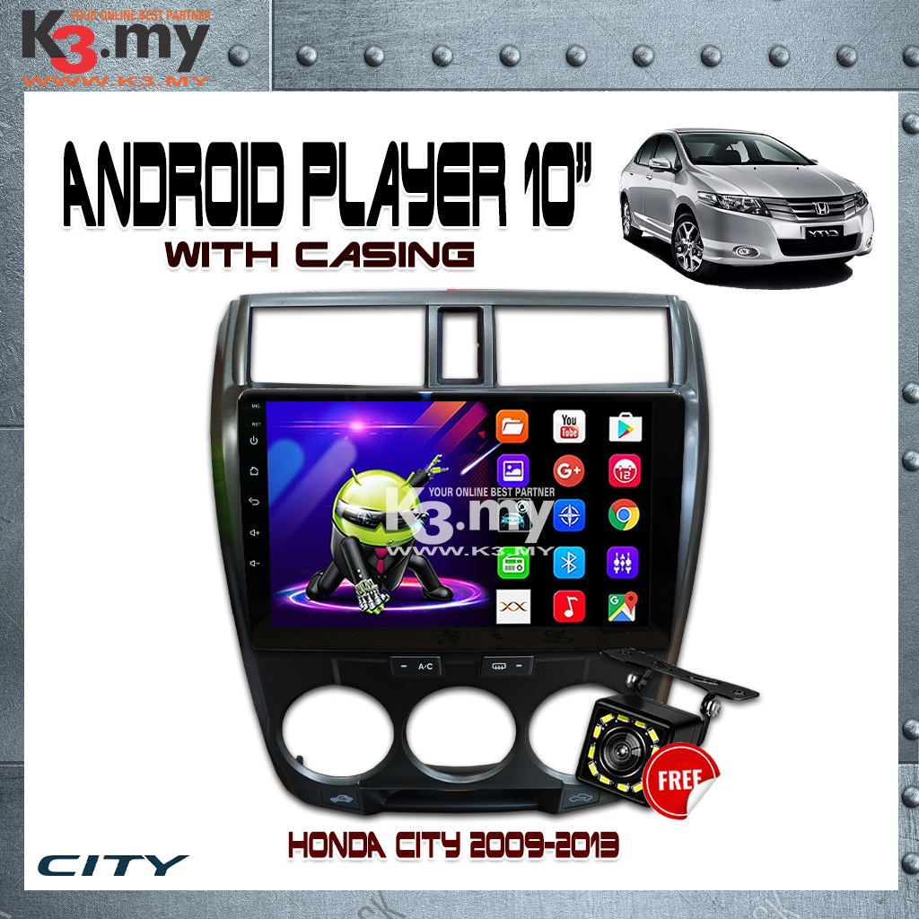 Honda City 2009-2013 10" 1+16G Touch Screen Wifi Big Android Player ...