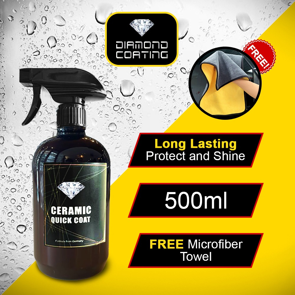Diamond Coating 500ml Ceramic Quick Coating Spray Wax Car Polish ...