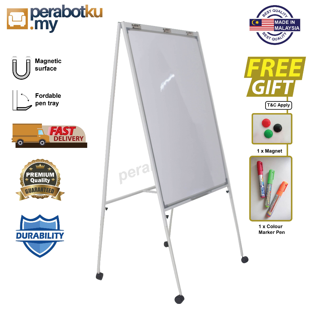 SEMINAR FLIP CHART BOARD 3FT X 4FT FREE FLIP CHART PAPER ! WHITEBOARD ...