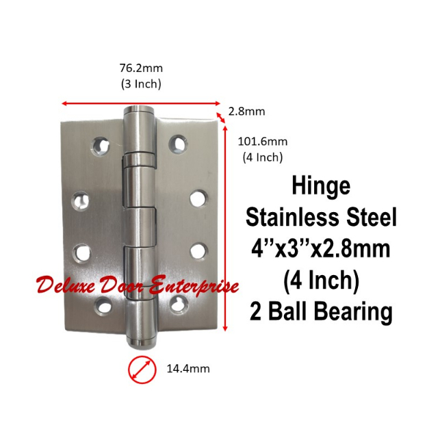 Door Hinge / 2 Ball Bearing Hinge / Hinges / Hinge Stainless Steel ...