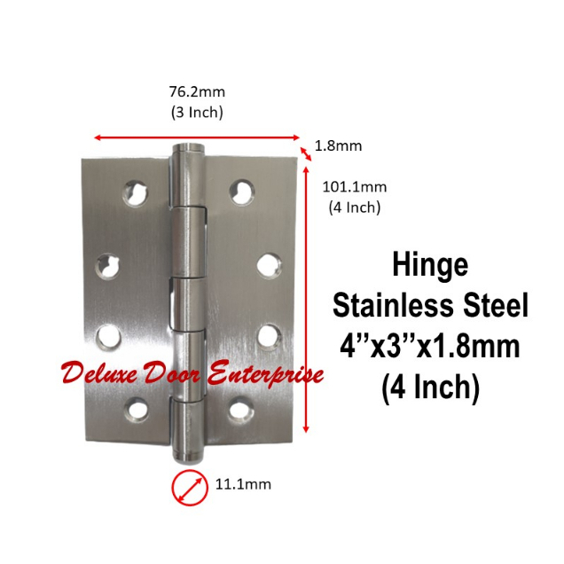Door Hinge / 4 Inch Hinge / Hinges / Hinge Stainless Steel | Shopee ...