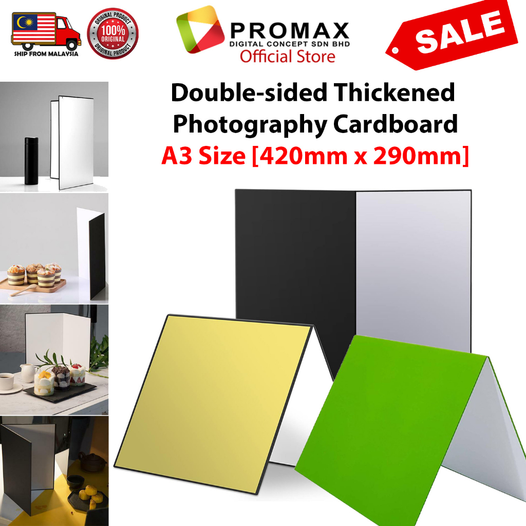 A3 Double-sided Thickened Photography Cardboard Folding Reflector Thick ...
