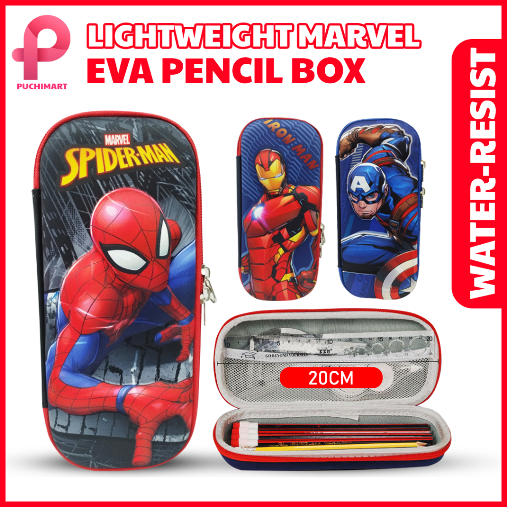 Pencil Case Marvel Lightweight EVA Water resistant Cartoon Primary ...