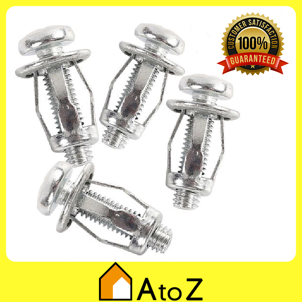 1Pcs Rivet Nut Wall Plug Fixing Expansion Screw Anchor Bolt For Hollow ...