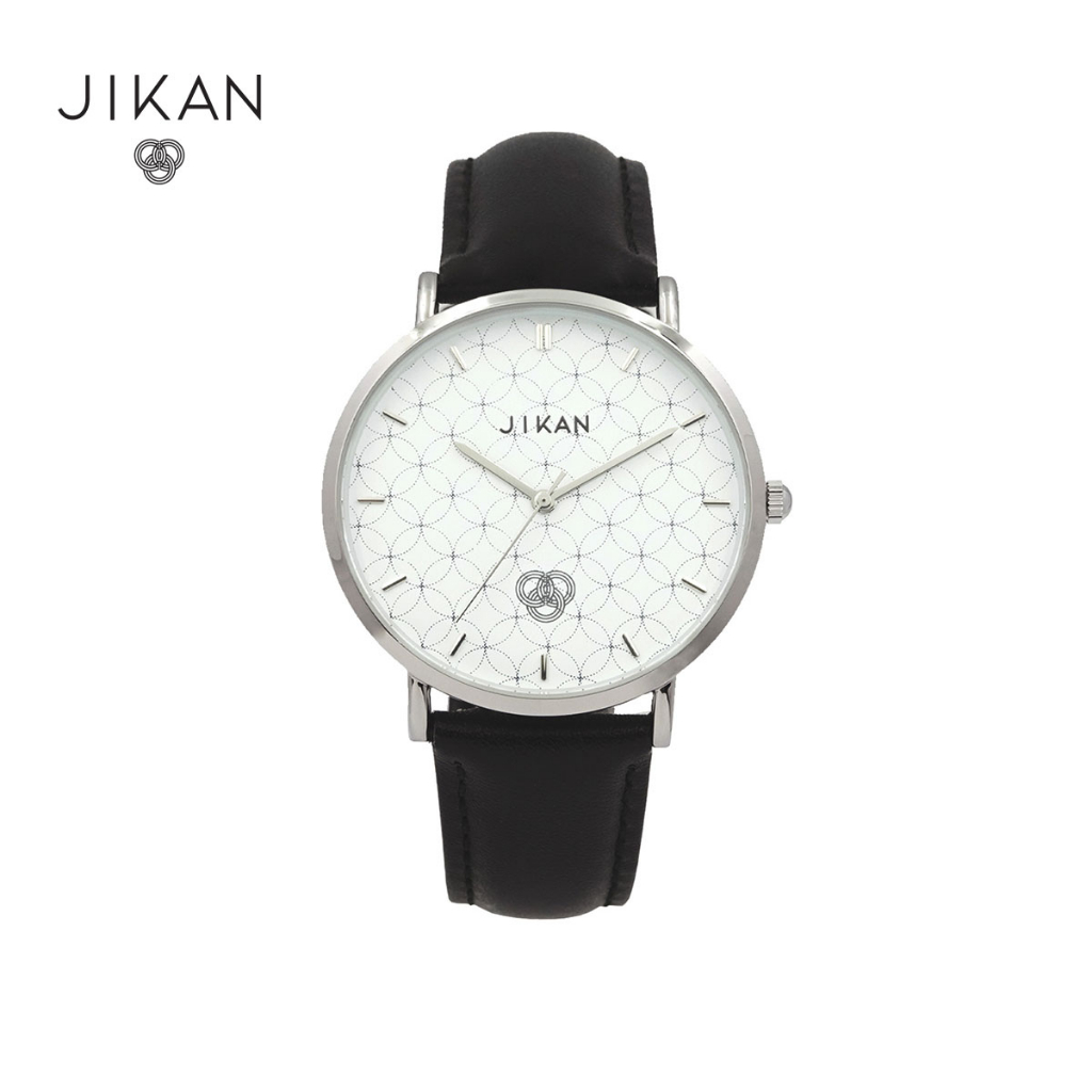 [ Last Chance to Grab ] Jikan SASHIKO Circle White in Black Men Leather ...