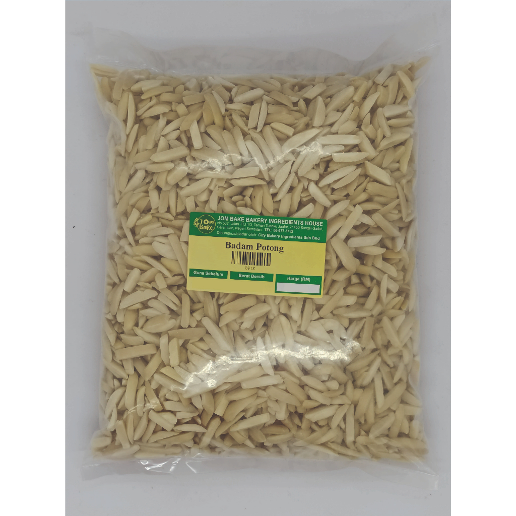 Badam Potong | Almond Strip (1KG) | Shopee Malaysia