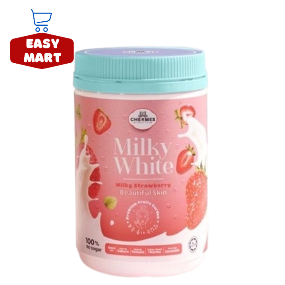 MILKY WHITE CHERMES SUSU PUTIH STRAWBERRY KULIT IDAMAN 500GRAM [100% ...