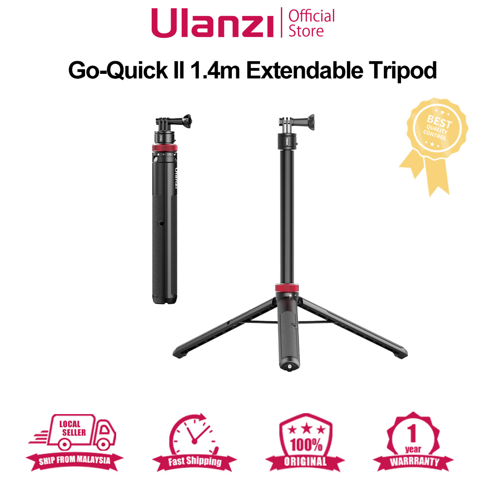 Ulanzi Go-Quick II 1.4m Extendable Tripod 3113 | Shopee Malaysia